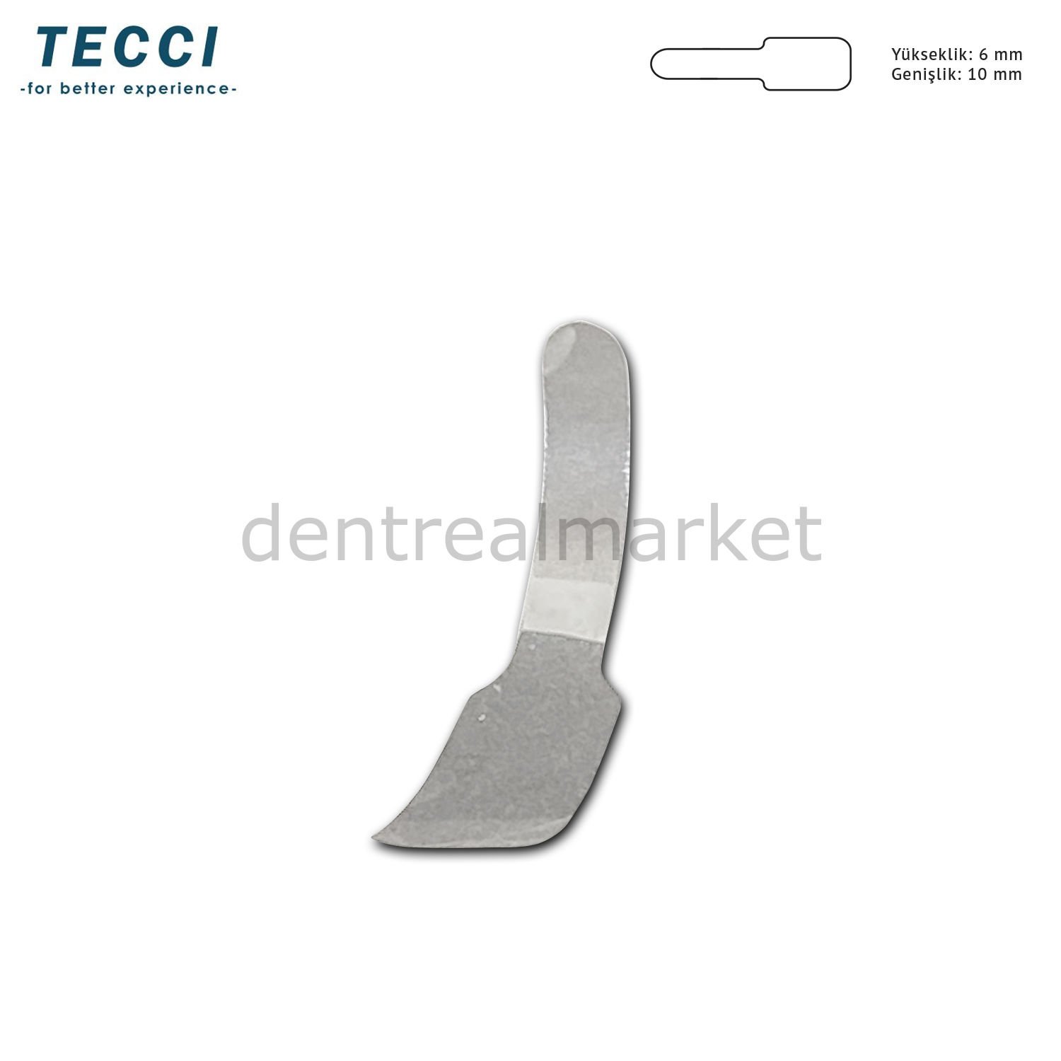 Tecci Transparan Spoon (Kaşık) Matrix 10 mm | Tecci