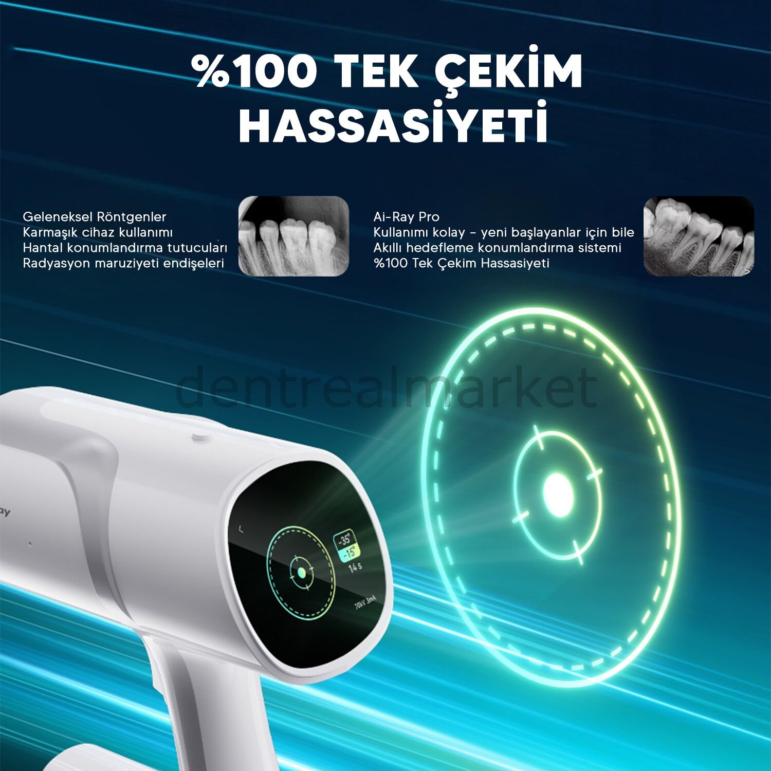 Ai Ray Pro - Taşınabilir Periapikal Röntgen Cihazı | Woodpecker