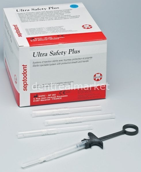 Ultra Safety Plus Tek Kullanımlık Steril Karpül İğnesi | Septodont