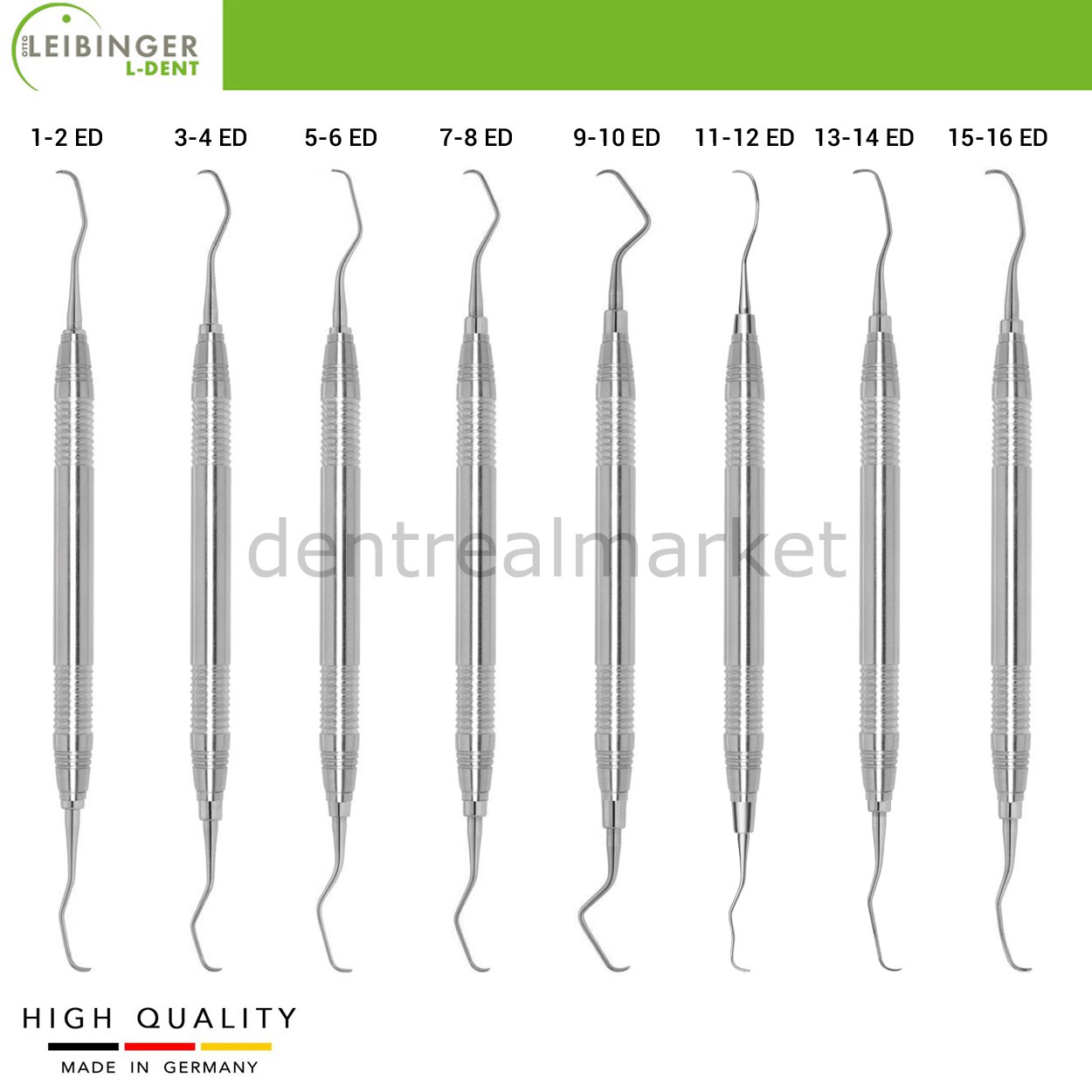Gracey Curette Set - Periodontal Küret SET | Leibinger