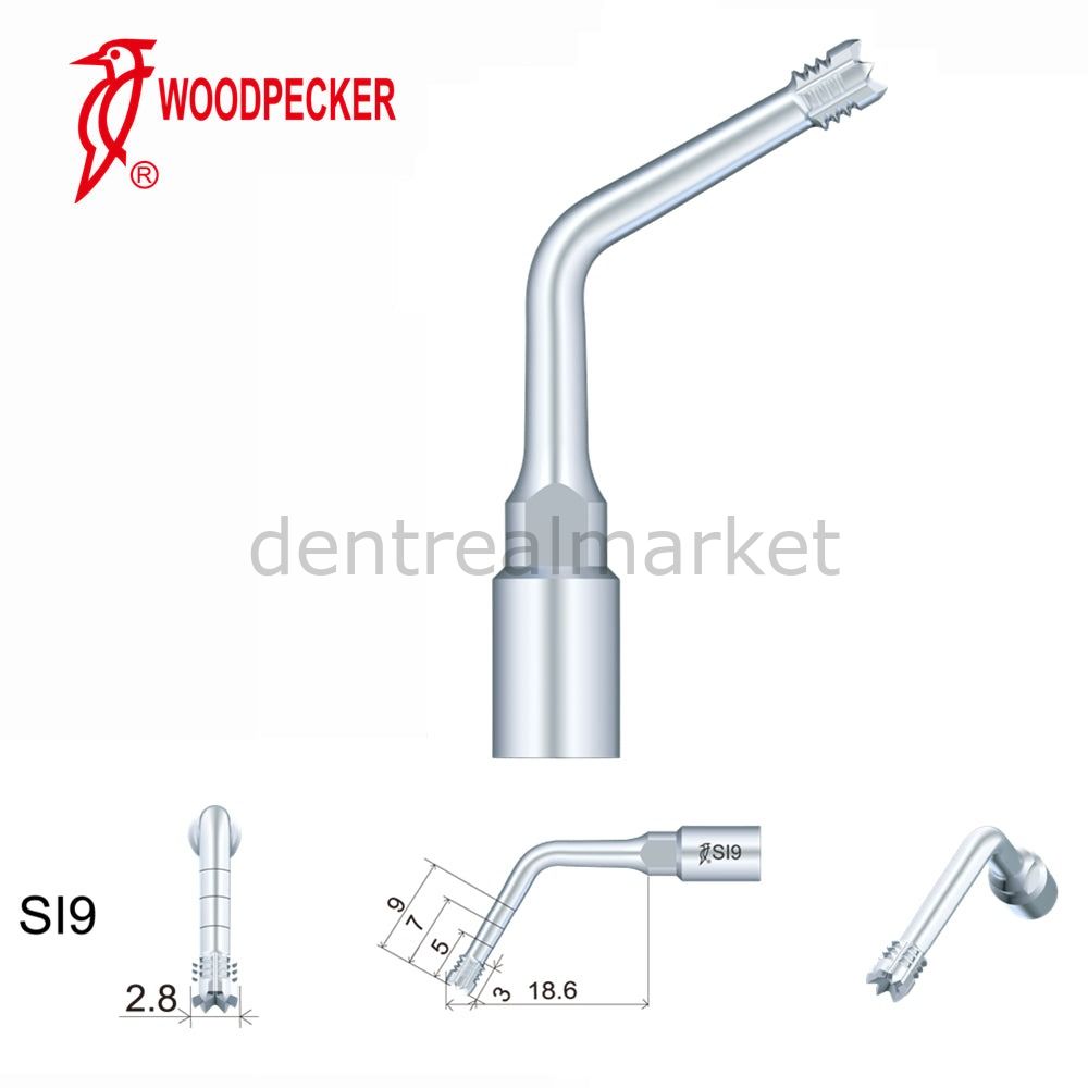 Ultrasurgery SI Implant Uçları - Aisurgery, Satalec Uyumlu SI9 | Woodpecker