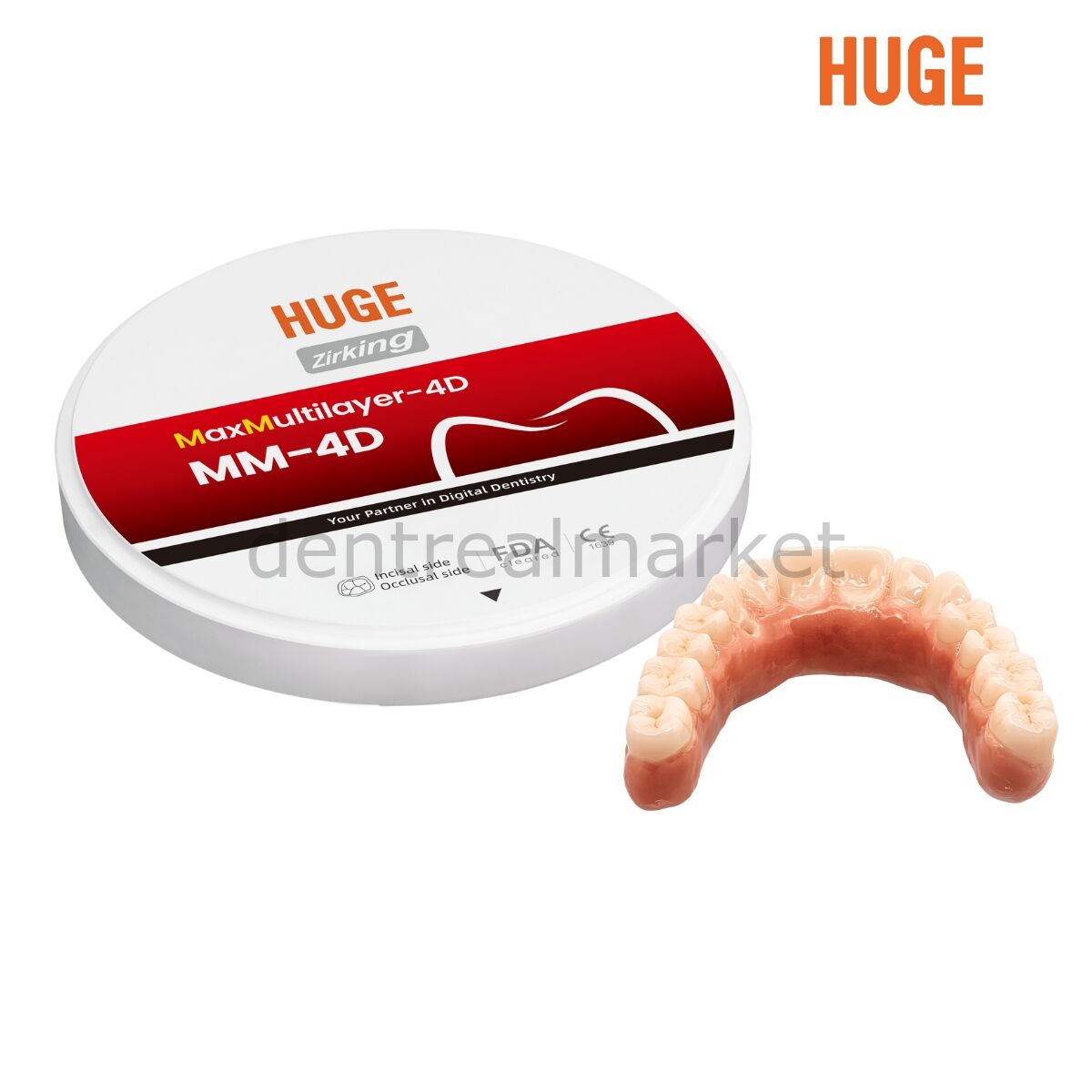 Huge Max Multilayer MM4D Prime Zirkon Blok | Dentrealmarket