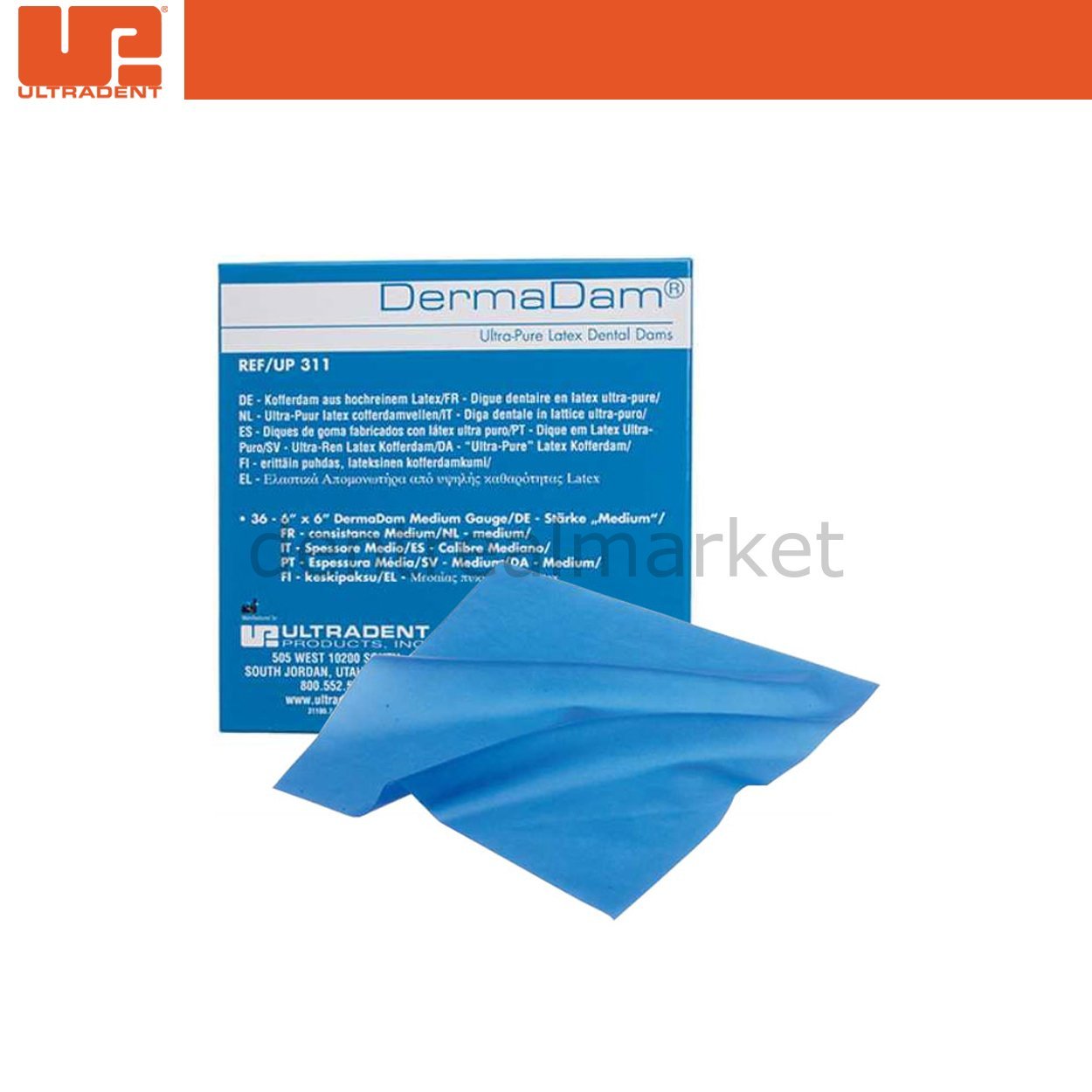 DermaDam Rubber Dam Medium | Ultradent