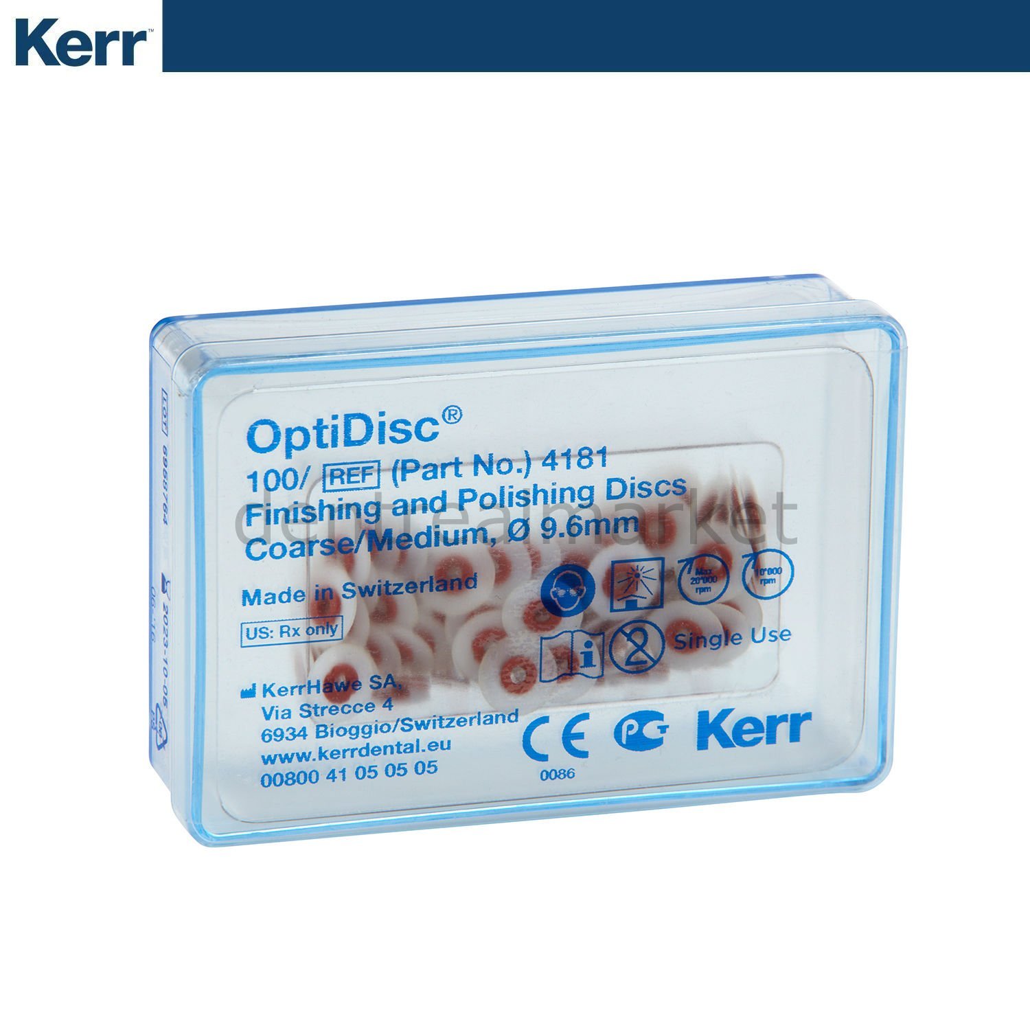 OptiDisc Kompozit Cila Diski Refil 9,6 mm - Coarse-Medium | Kerr